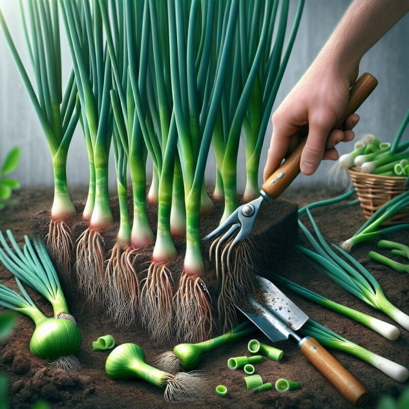 How To Harvest Green Onions Without Killing The Plant - PlantopiaHub ...