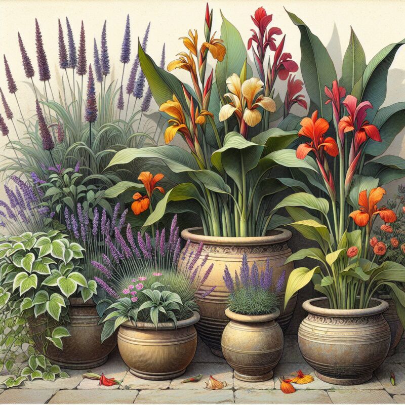 What To Plant With Canna Lilies In Containers - PlantopiaHub - Your ...